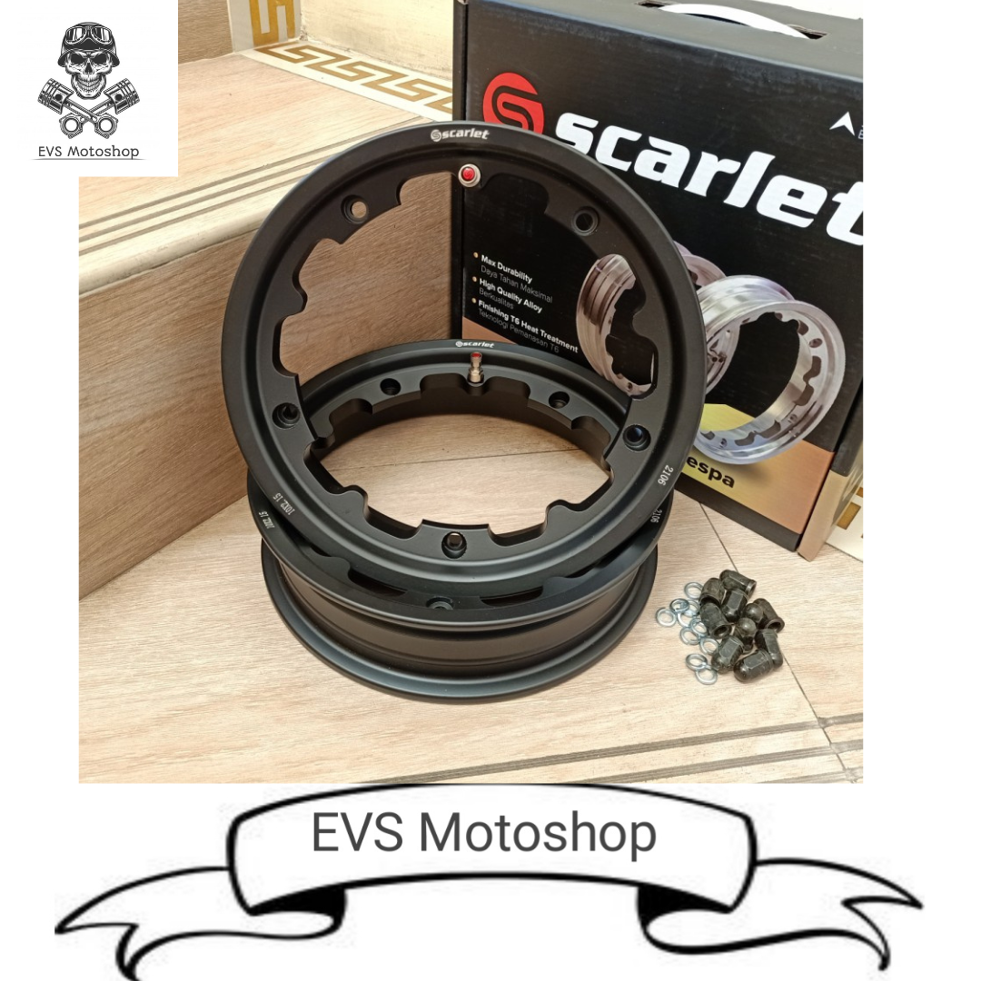 VELG VESPA TUBLES SCARLET - Pelek Velk Velg Tubles Vespa Px Sprint PTS ...