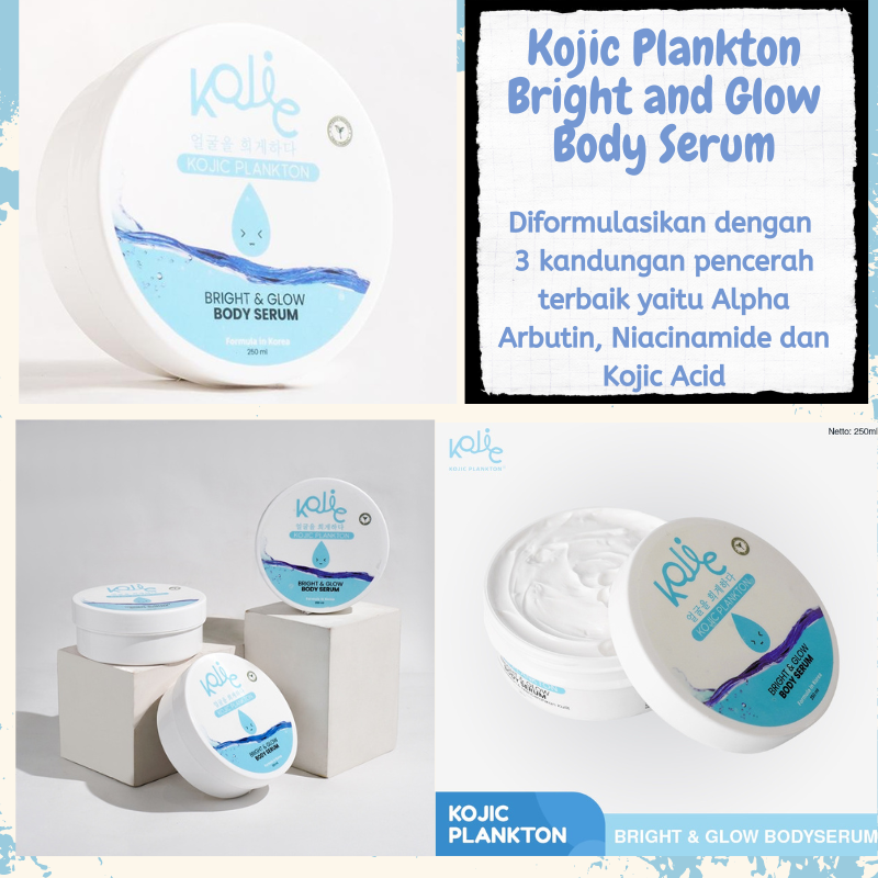 Kojic Plankton Bright and Glow Body Serum [Body Lotion] | Lazada Indonesia