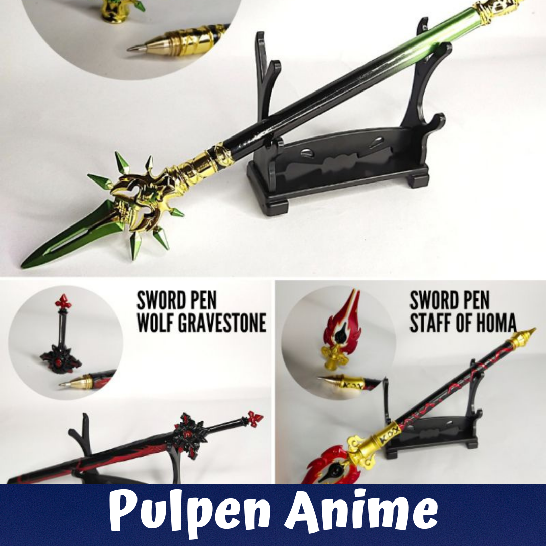 Pulpen pedang anime Genshin Impact keren sword pen pena pedang anime ...