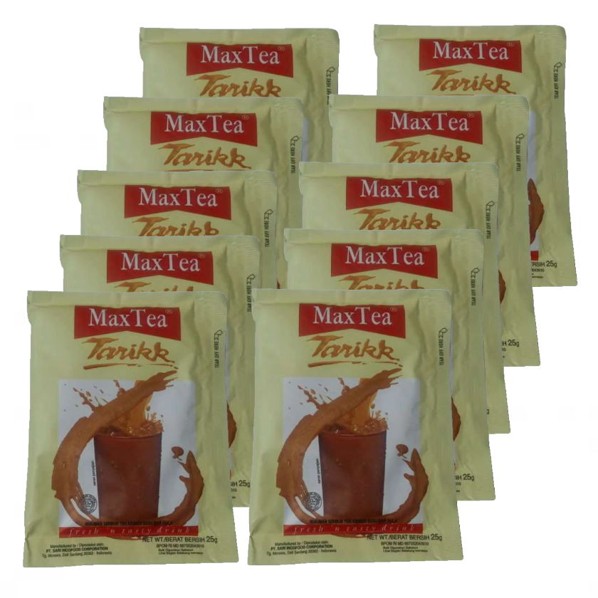 Max Tea Tarikk 10 Sachet Teh Instan Serbuk 25 gram | Lazada Indonesia