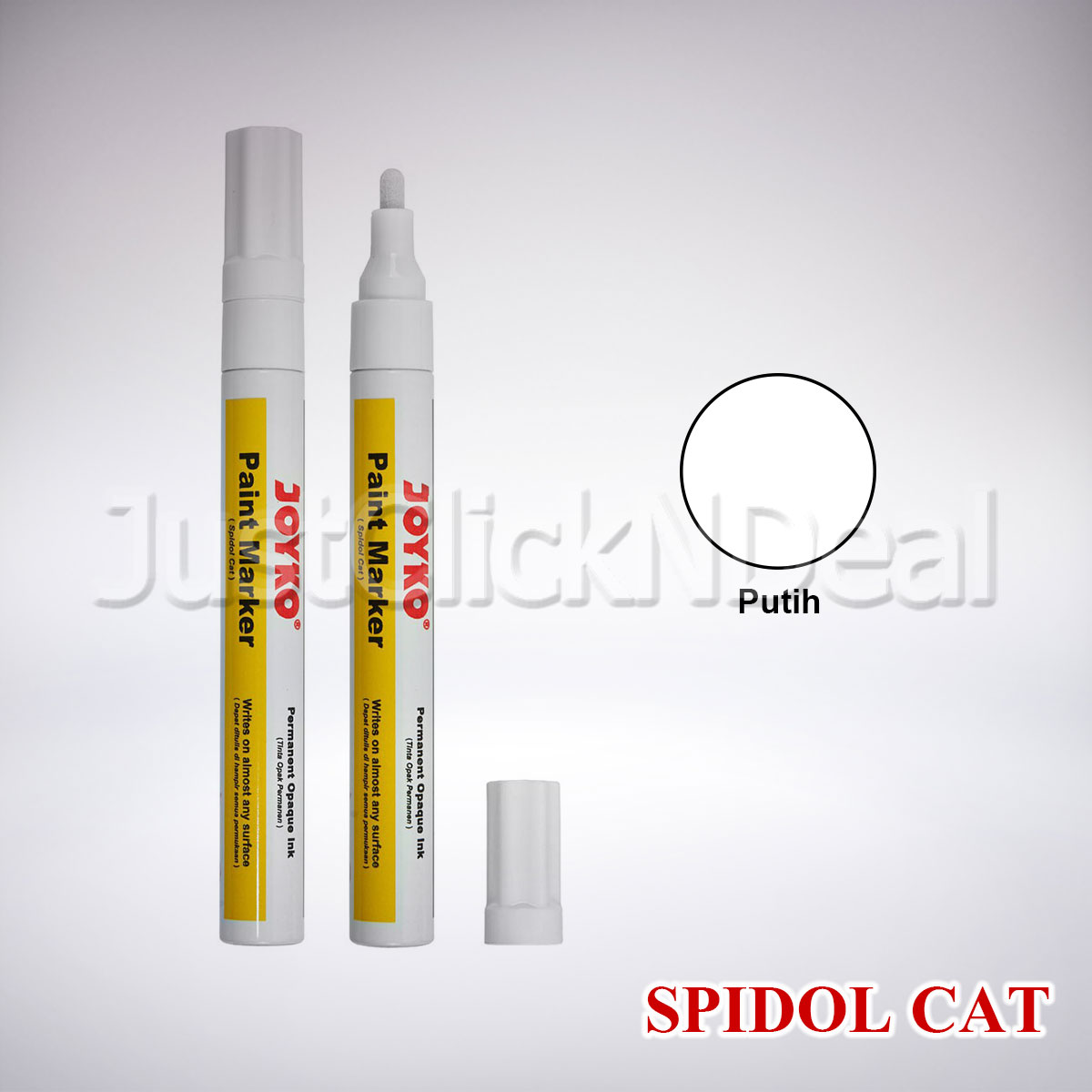 Joyko Spidol Cat Warna Putih Gold Silver Permanent Paint Marker ...