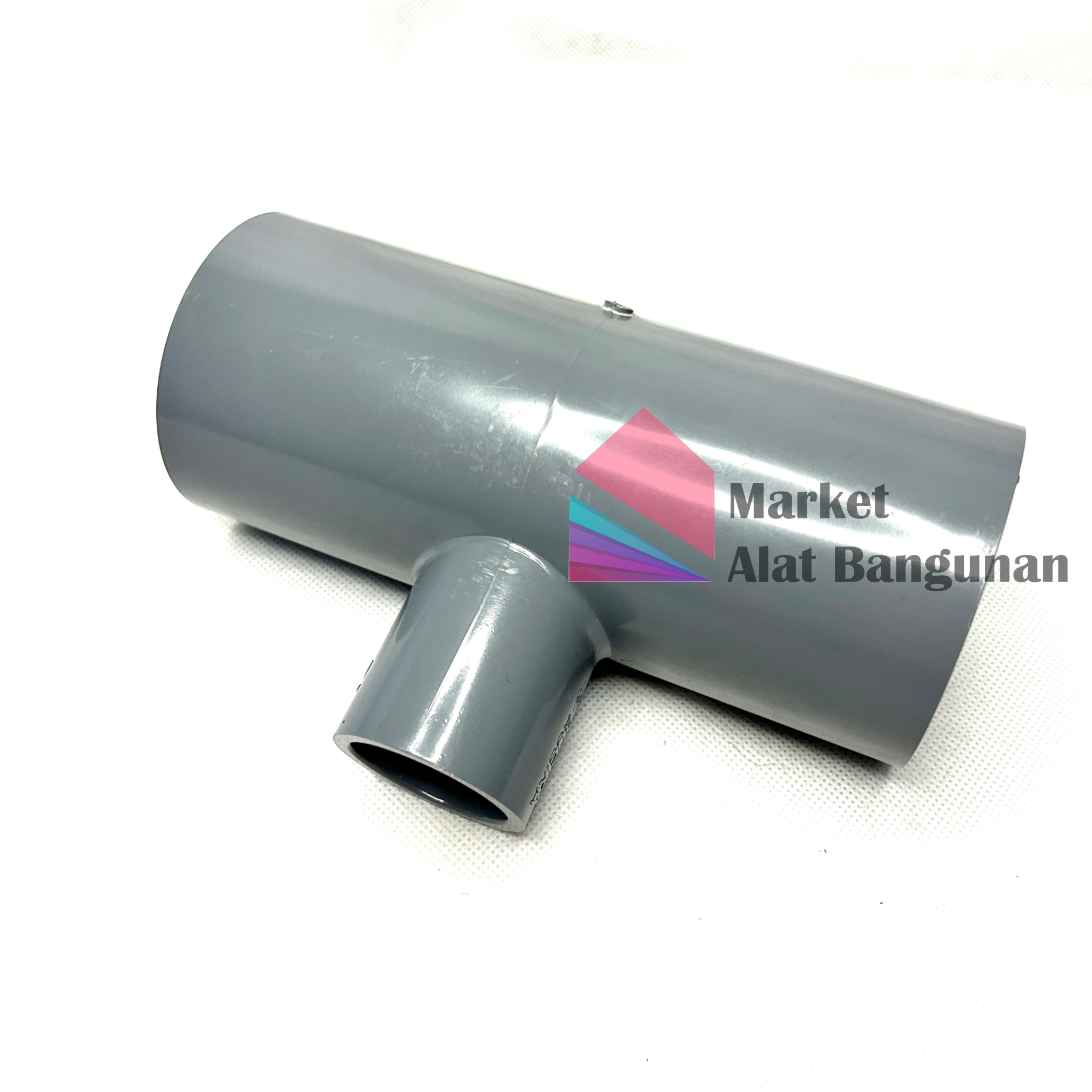 Tee AW 2 x 1 Inci Fitting Pipa Pvc Merk Rucika / Vlok Reducing Tee 2 x 1 Inch / Vlock Tee 2x1 ...