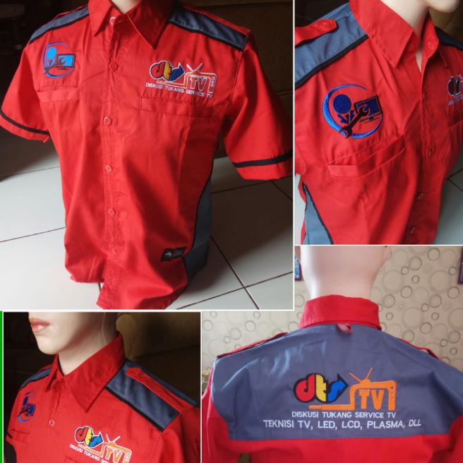 seragam service tv | Lazada Indonesia