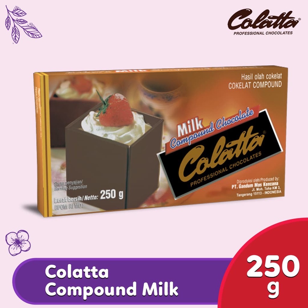 Colatta Milk Compound Chocolate 250g Coklat Susu Compound | Lazada ...