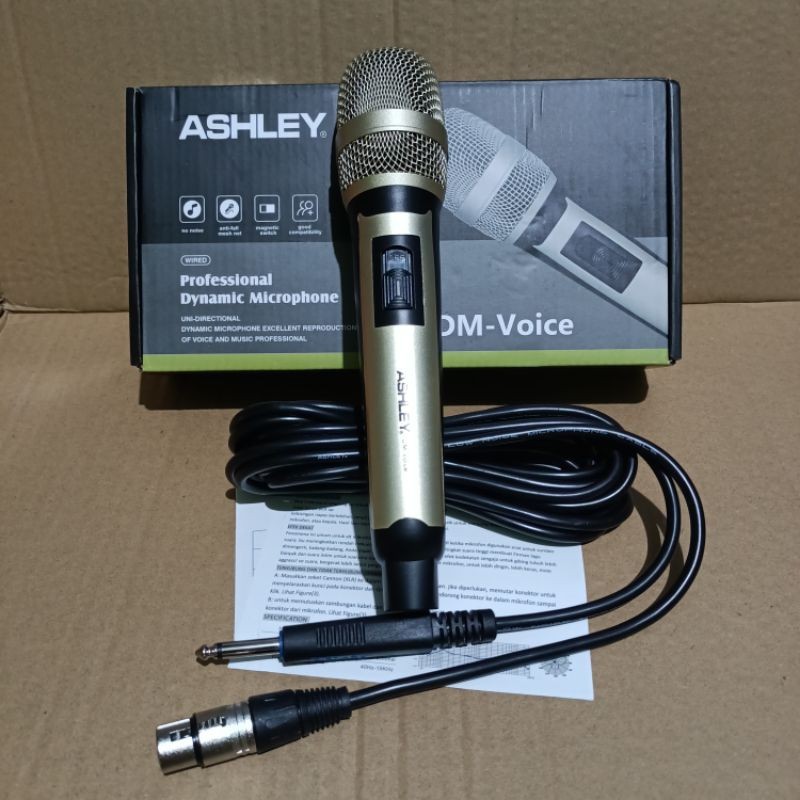 MIC KABEL ASHLEY DM VOICE / ASHLEY DMVOICE MIC KABEL ORIGINAL | Lazada Indonesia
