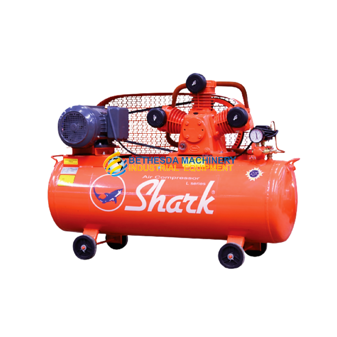 Air Compressor Shark / Kompresor Angin 1 HP 2 HP Auto + Motor 8 Bar ...