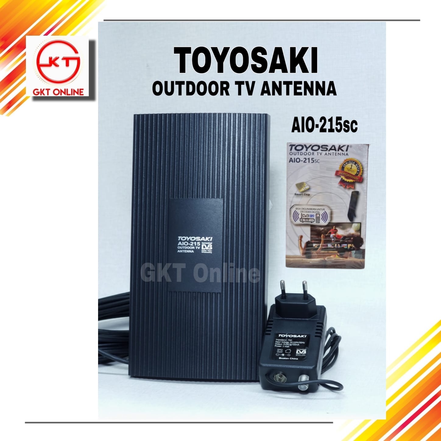 Antenna TV Toyosaki AIO 215 / Antenna HDTV digital Toyosaki / Antene TV ...