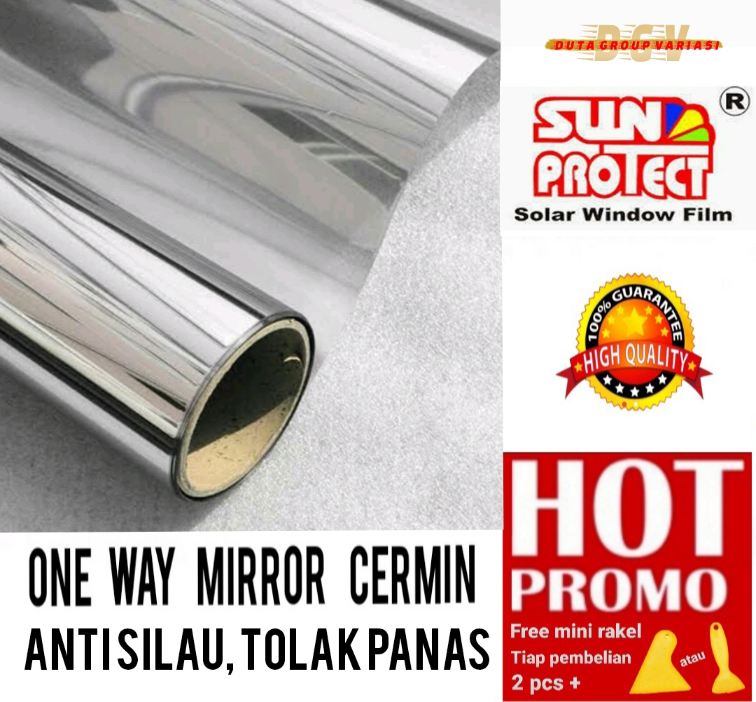 kaca film cermin one way mirror cermin sun protect | Lazada Indonesia