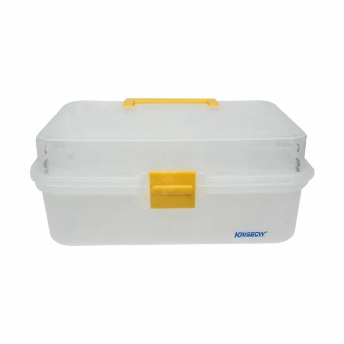 krisbow tool box kotak tempat perkakas 3 tingkat - putih A7325 | Lazada ...
