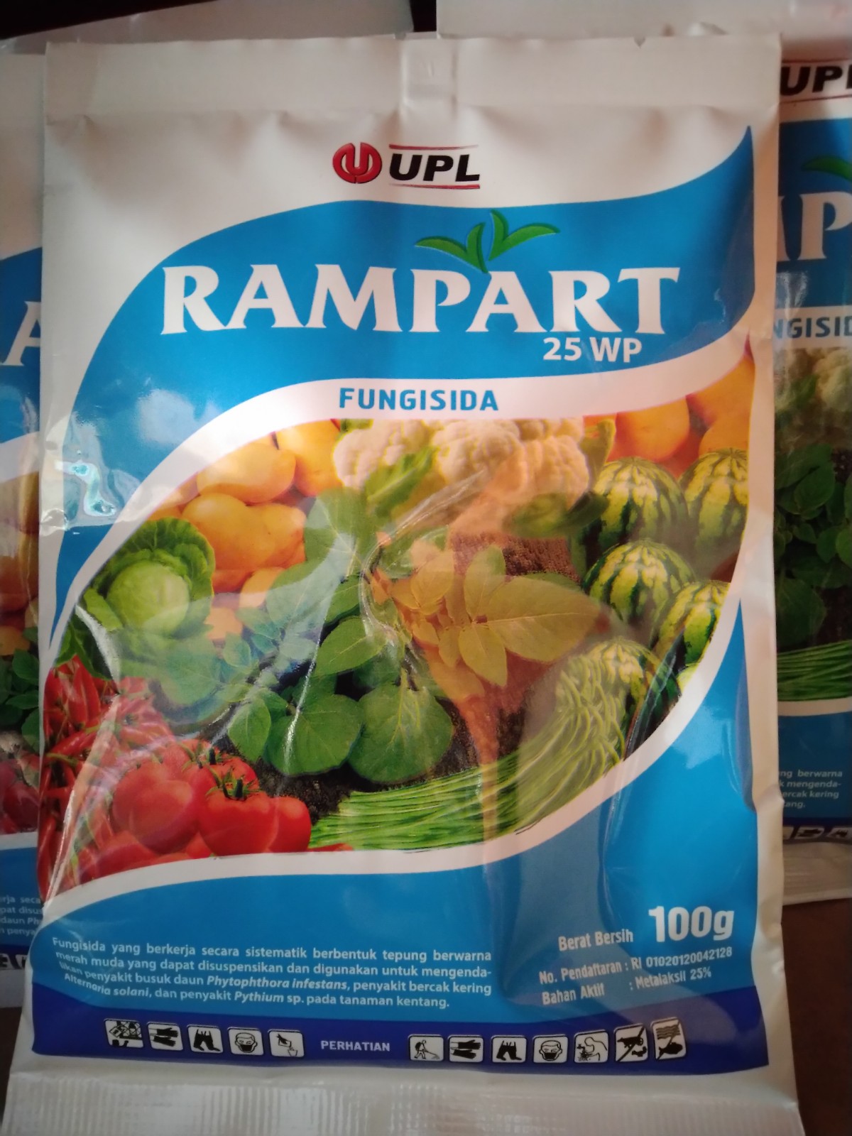 RAMPART 25 WP 100gr Fungisida obat pembasmi jamur bakteri pada tanaman ...