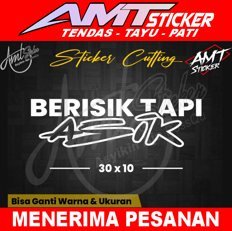 Stiker Cutting Keren - Bisa Custom Warna - Sticker Kating Nyala ...