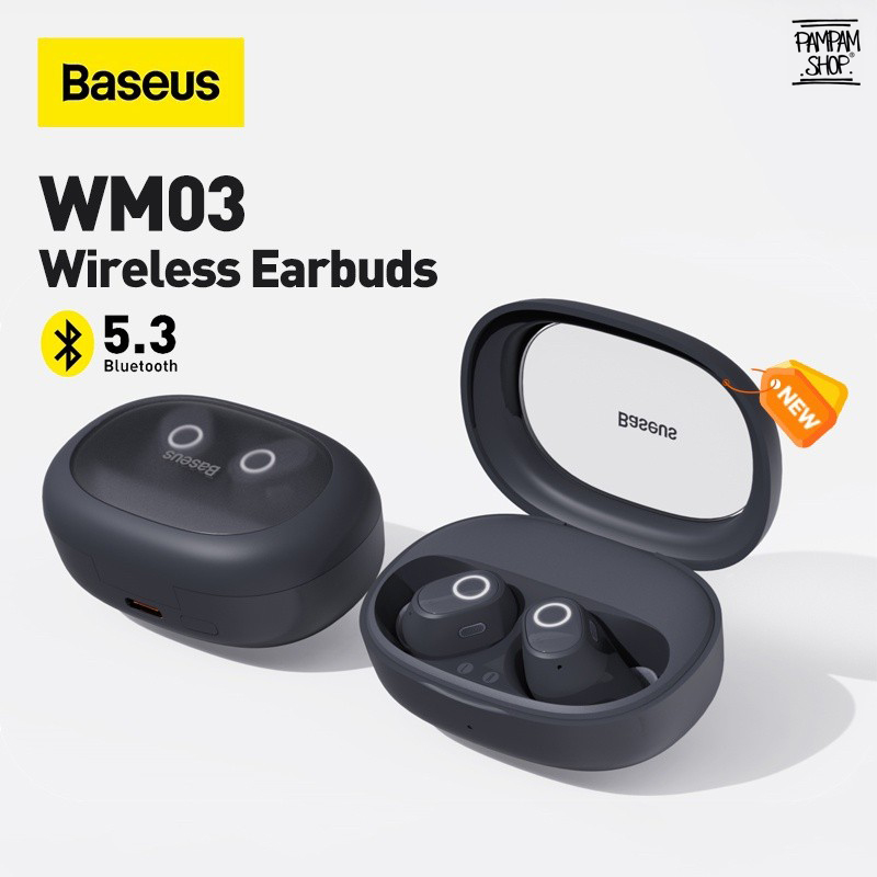Baseus Original Earphone WM03 Mini Earbuds TWS True Wireless Stereo ...