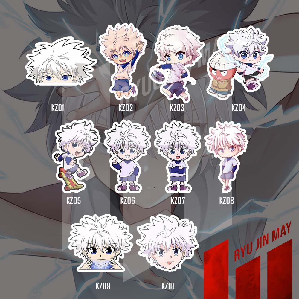 Sticker Anime - Hunter X Hunter - Killua Zoldyck | Lazada Indonesia