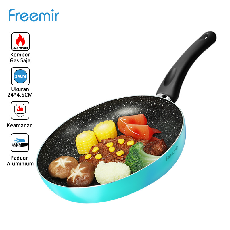 freemir Wajan Anti Lengket Keramik Dua Lapis Stainless Steel 20cm 22cm ...