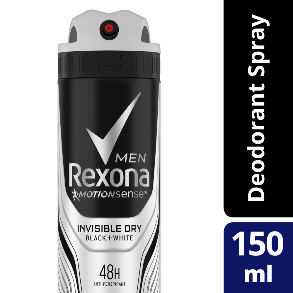 Rexona Men Anti-Perspirant Deodorant Spray Invisible Dry 150ML | Lazada ...