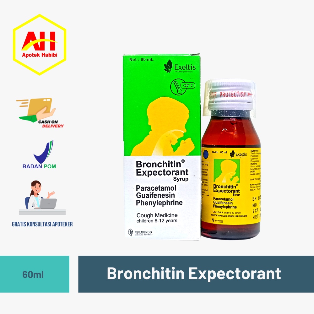 BRONCHITIN BRONSITIN BRONCITIN BRON CITIN SIRUP 60ML OBAT BRONCHITIN ...
