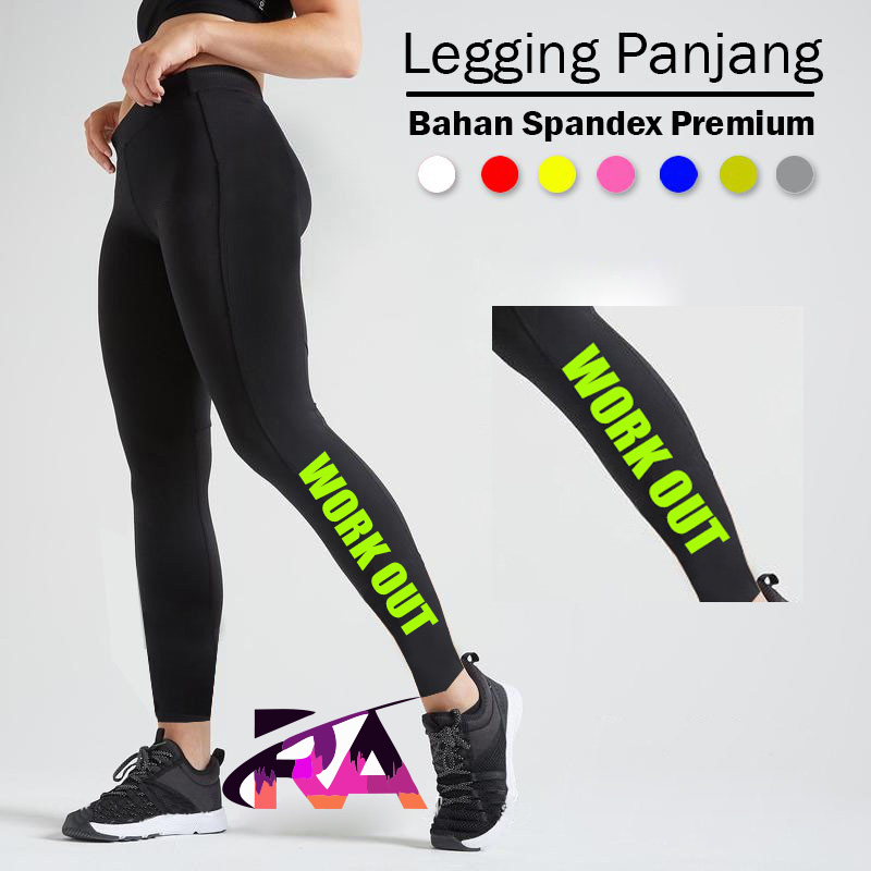LEGGING PANJANG / LEGGING FITNESS / LEGGING OLAHRAGA / LEGGING ZUMBA ...