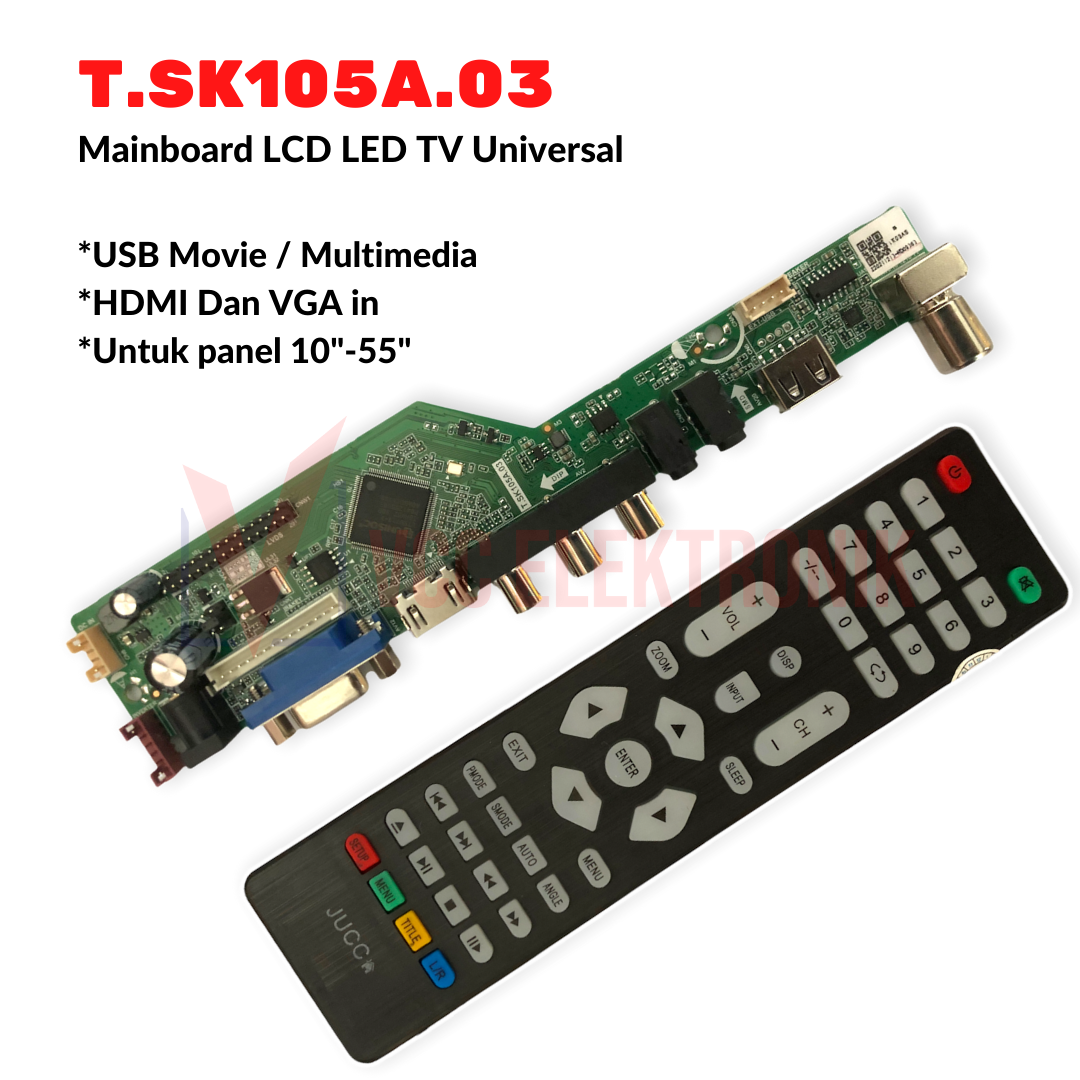 Mainboard LCD LED TV - Paket Dasar Universal Controller Board | Lazada ...