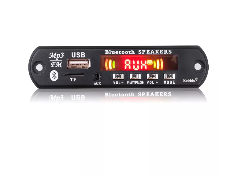 Bluetooth 5.0 Papan Dekoder MP3 Modul Audio Radio FM DC 5V-12V dengan ...
