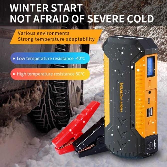 JUMPER JAMPER AKI ACCU MOBIL DIESEL BENSIN 20000MAH POWER BANK 600A ...