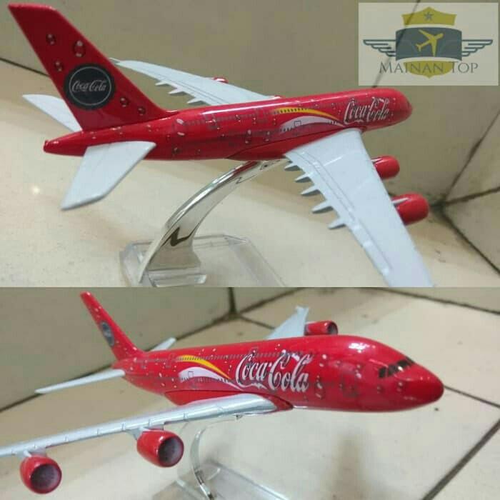 Diecast Miniatur Pesawat Coca Cola | Lazada Indonesia