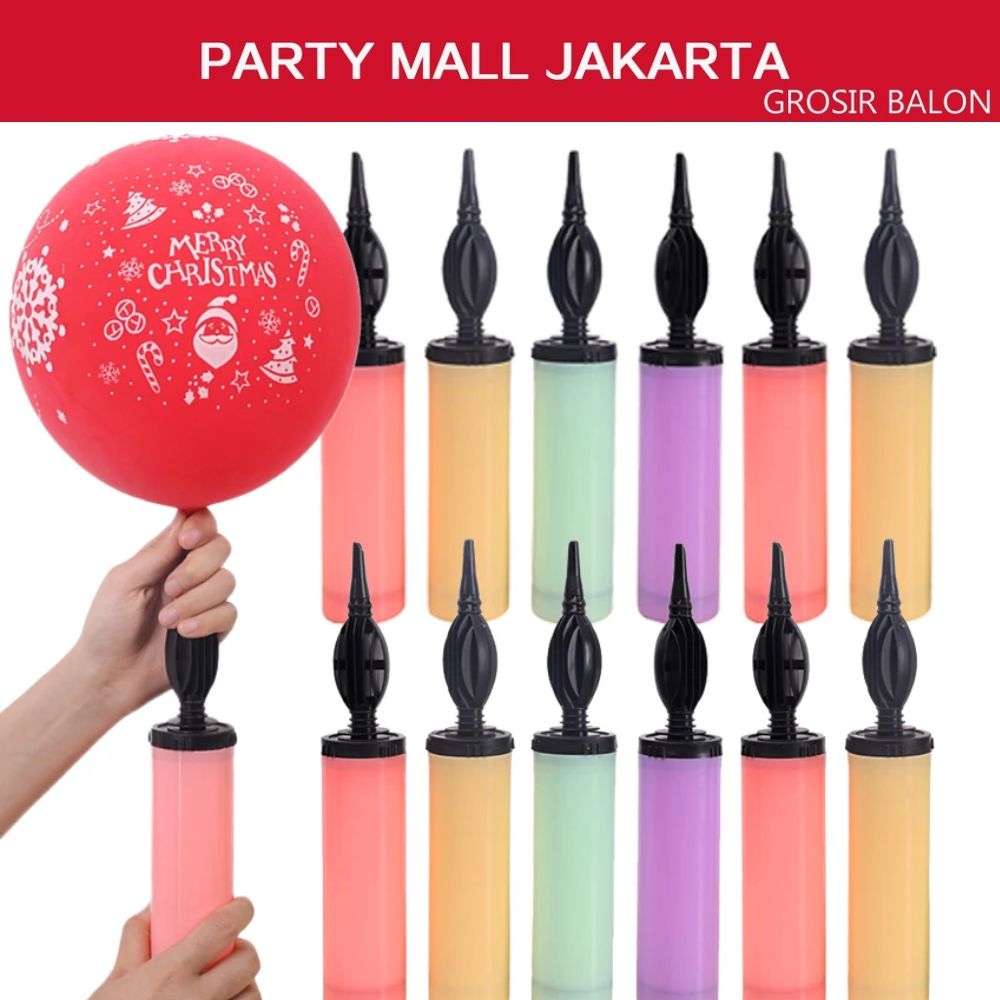Pompa Balon Tangan Manual Ulang Tahun Warna Macaron | Lazada Indonesia