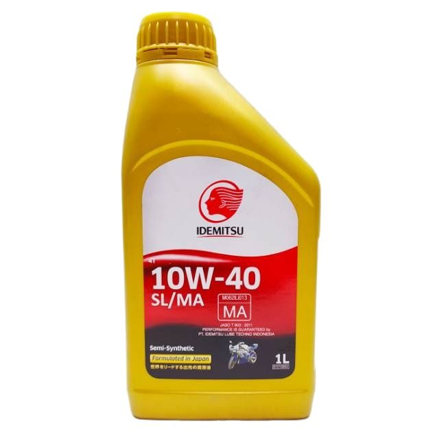 Oil Idemitsu SL-MA 10W-40 Semi-Synthetic 1L | Lazada Indonesia