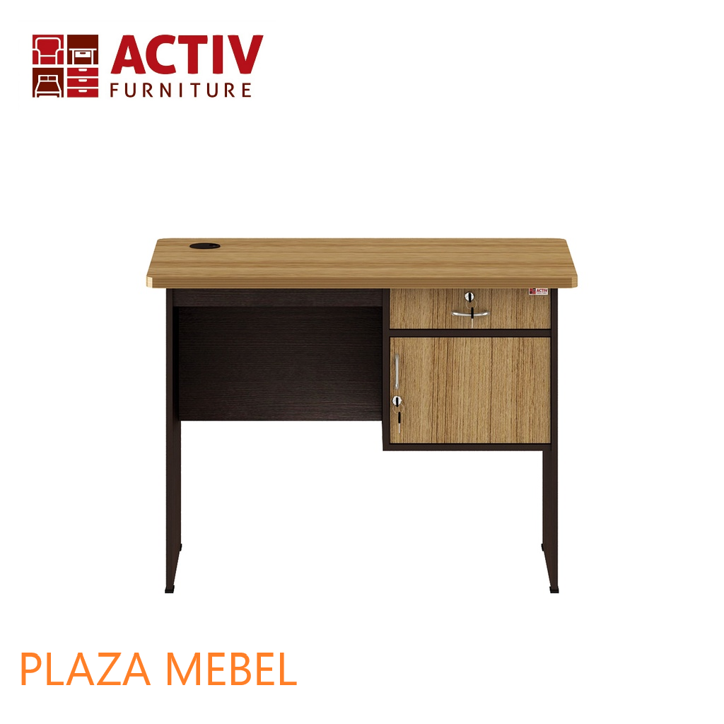 Meja Kerja Kantor Kecil Activ Minimalis Uk 1 meter / Vino MT 100 cm ...