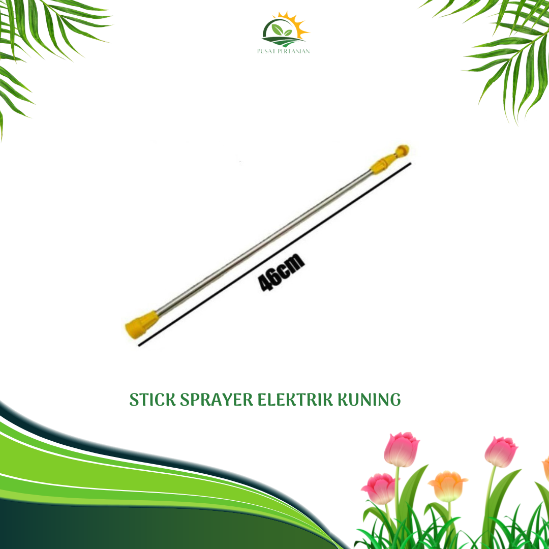 STICK SPRAYER ELEKTRIK KUNING pipa stik tangki sprayer antena | Lazada ...