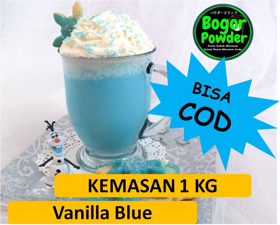 Vanilla Blue 1 kg / Powder Vanilla Blue 1kg/ Bubuk MinumanVanilla Blue ...
