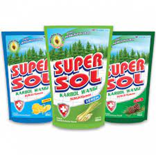 Supersol Super Sol Karbol 800 ml Pine Lemon Sereh All Variant | Lazada ...