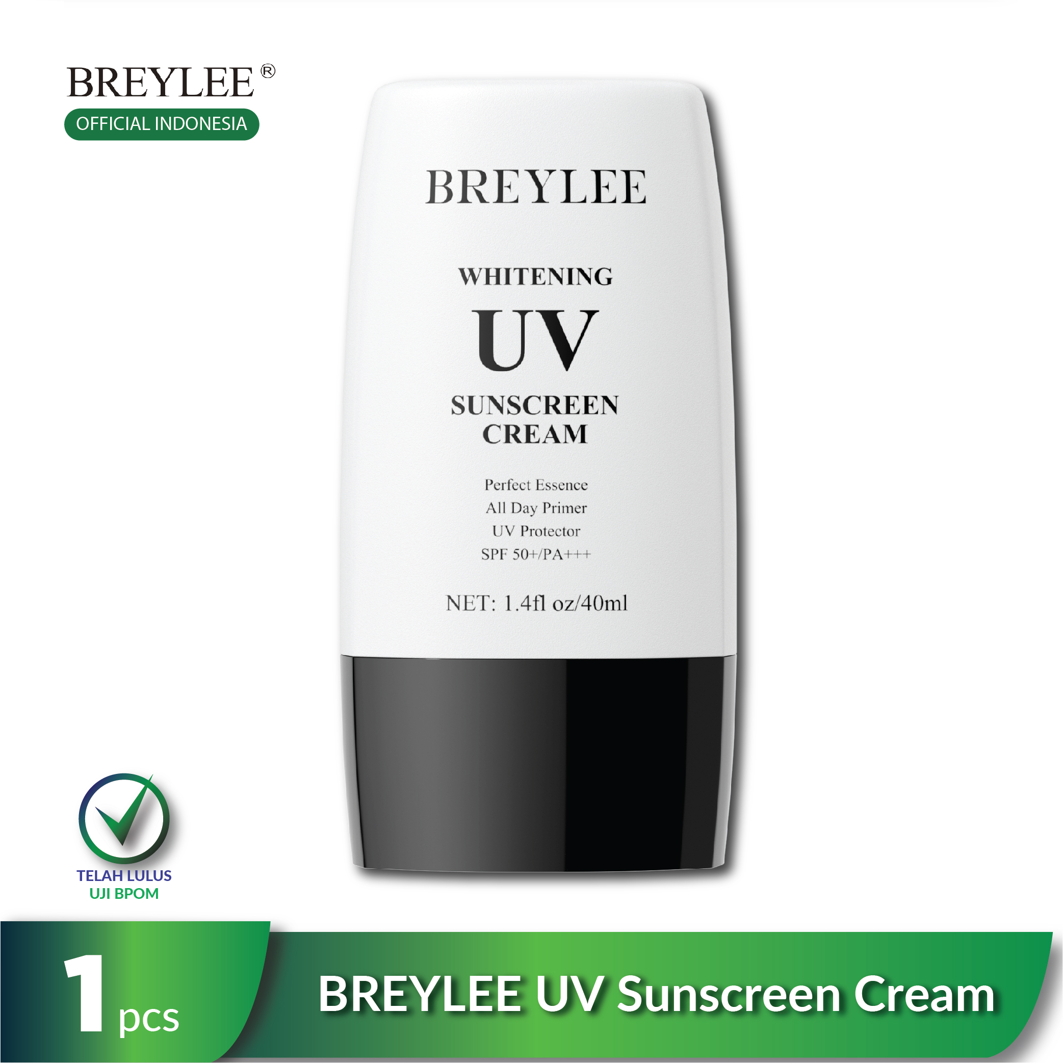 [BPOM] BREYLEE WHITENING UV SUNSCREEN CREAM- Krim Tabir Surya SPF 50 ...
