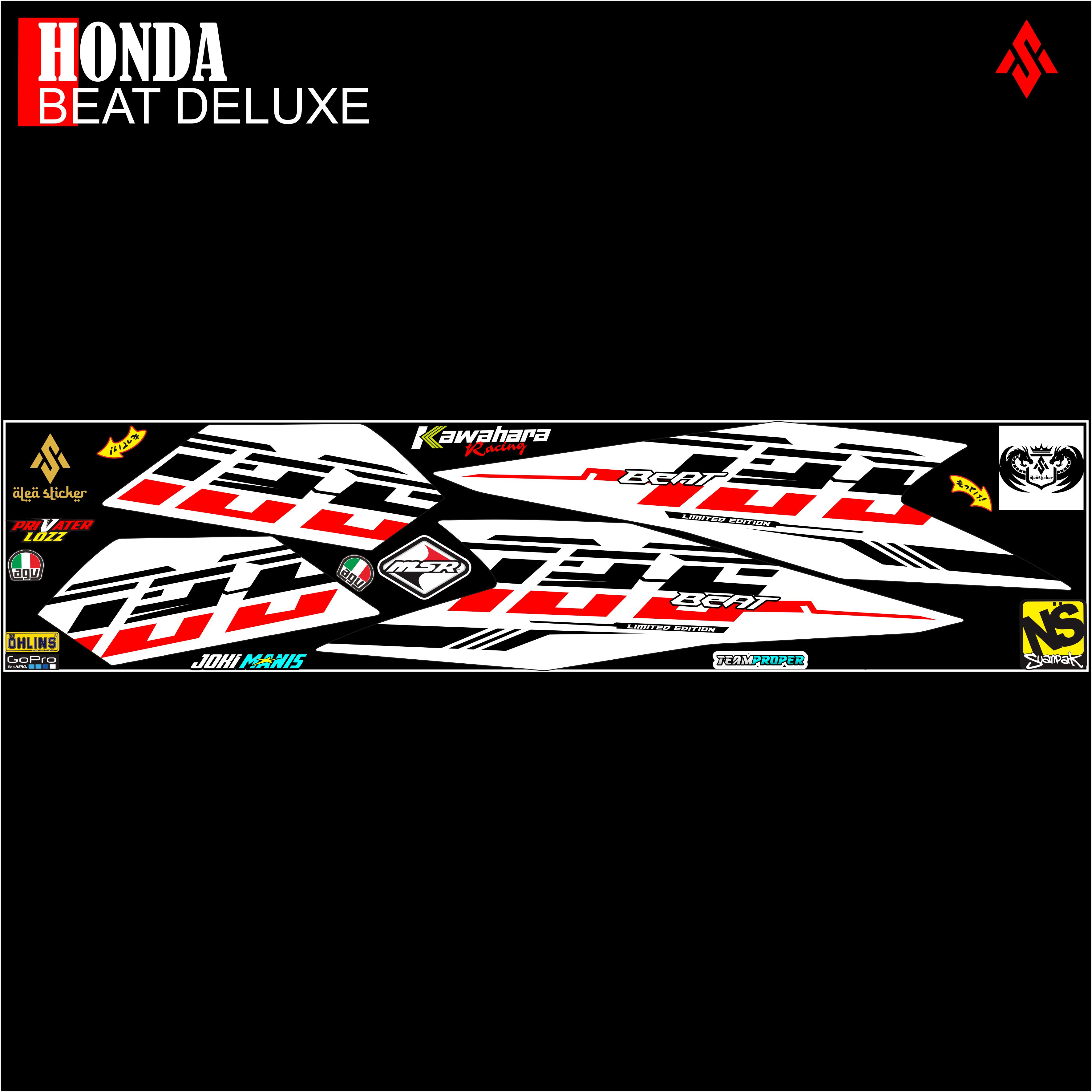 striping beat deluxe/beat 2020 2023/striping custom cod dengan bahan ...