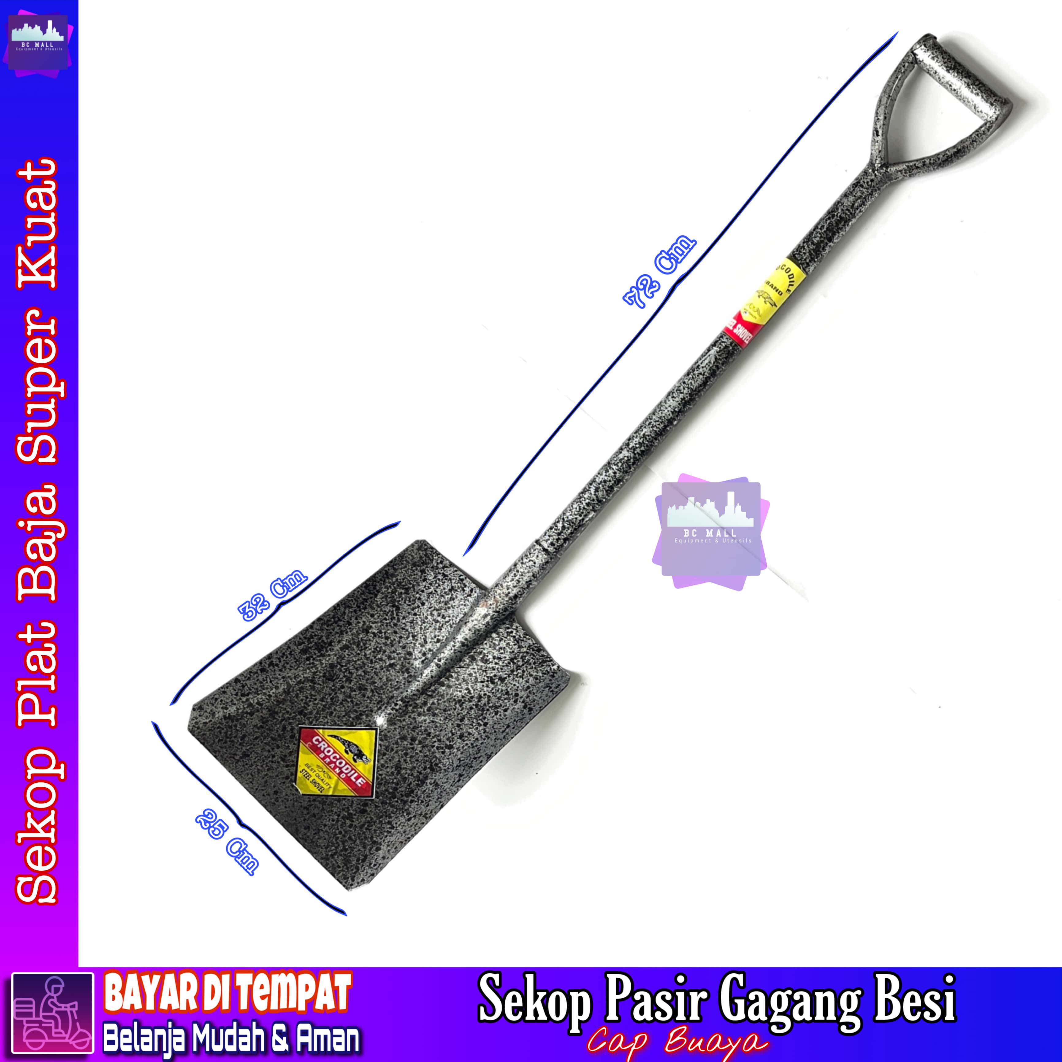 Sekop Cap Buaya Sekop Tebal & Kuat Sekop Pasir Tanah Sekop Bangunan ...