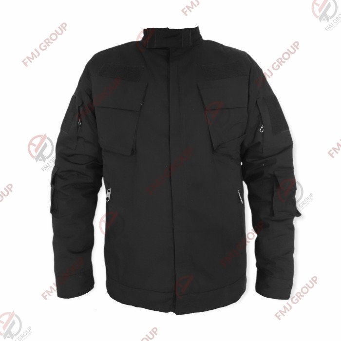 Jaket Tactical Hitam / Jaket Army / Jaket Tactical Velcro - Ripstop ...