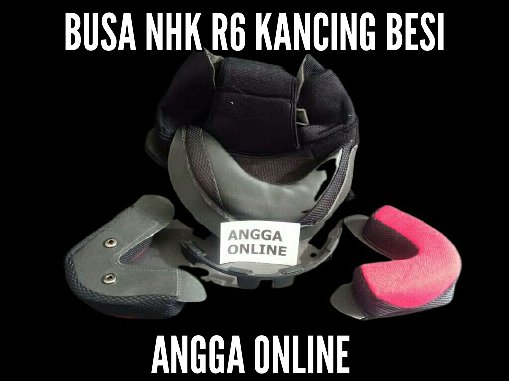 PREMIUM Busa Helm NHK R6 Kancing Besi, NHK R 6 Besi + Tali Helm Free ...