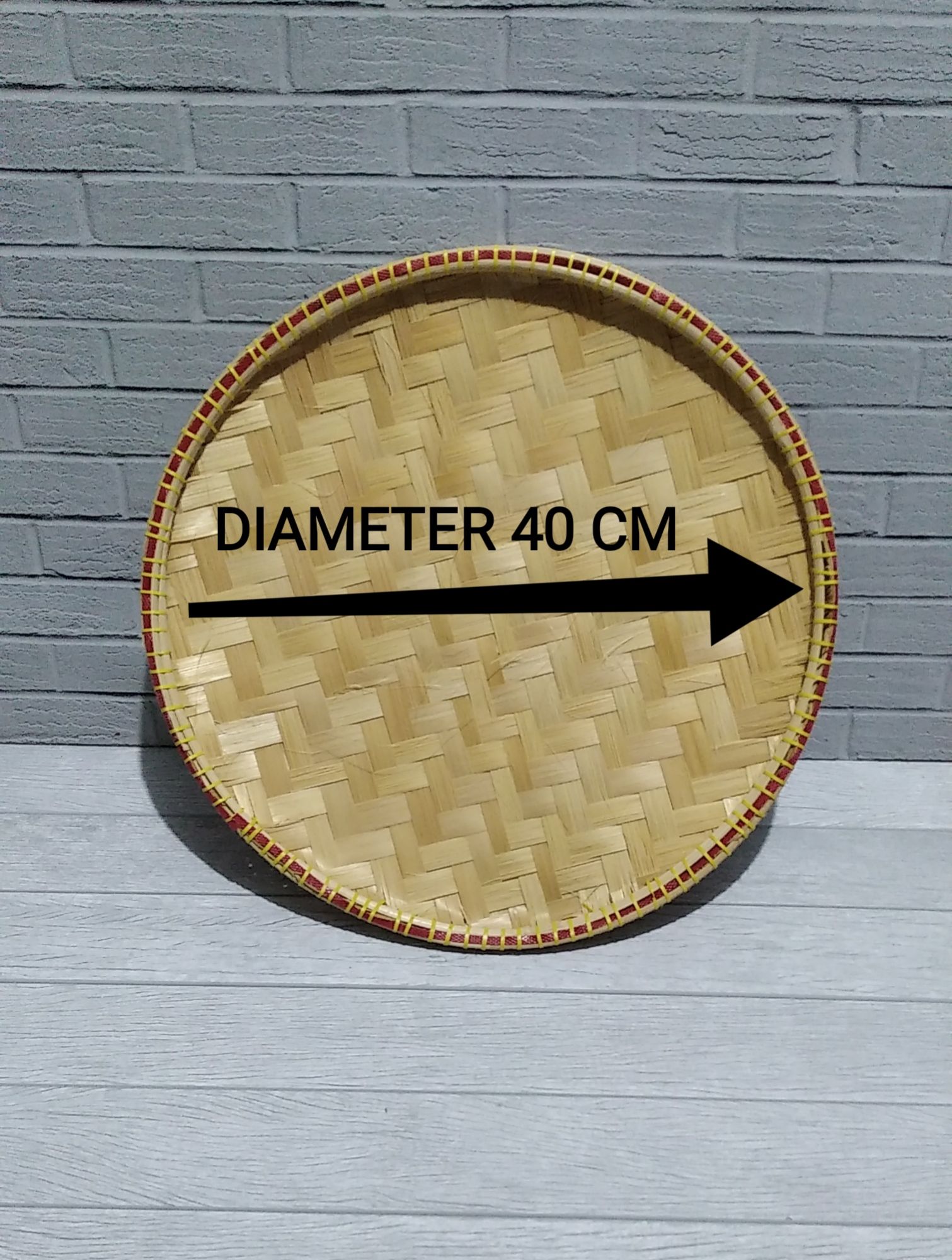 TAMPAH BAMBU TRADISONAL 40 CM | Lazada Indonesia