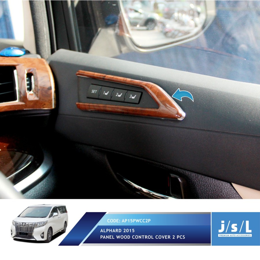 Panel Kontrol All New Alphard Control Panel Cover Wood | Lazada Indonesia