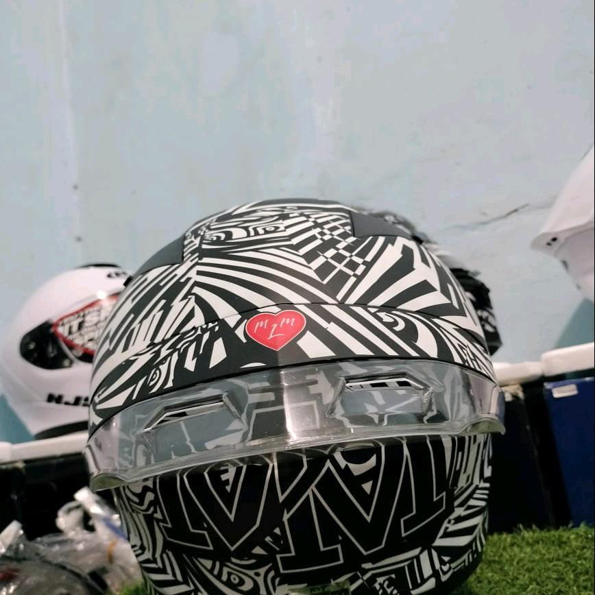 SPOILER 3D KYT TT COURSE STICKER MOTIF THOR PRESISI PAKAI KANCING TANPA ...