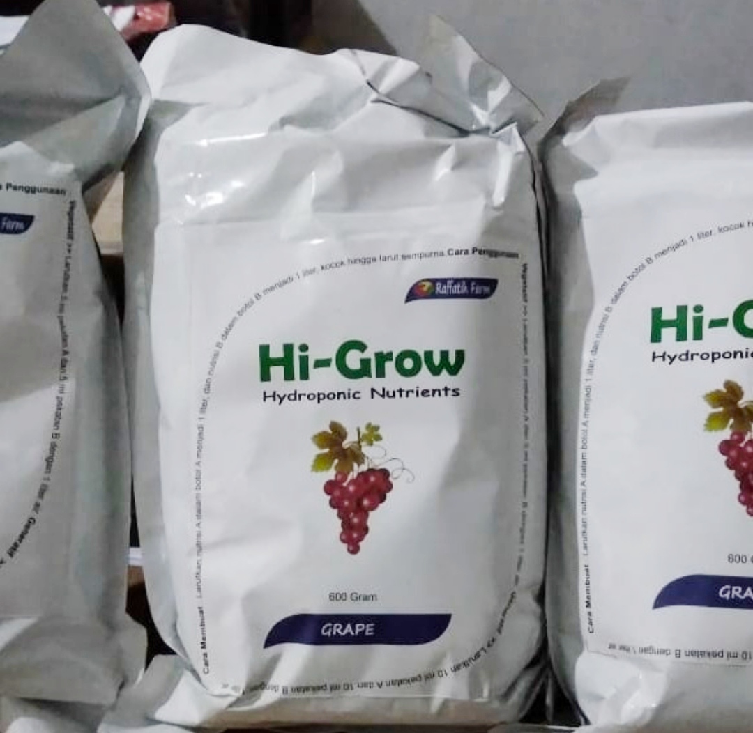 Pupuk Anggur Hi-Grow Nutrisi AB Mix Tanaman Buah Anggur, Pupuk Anggur Hi-Grow By Raffatih Farm ...