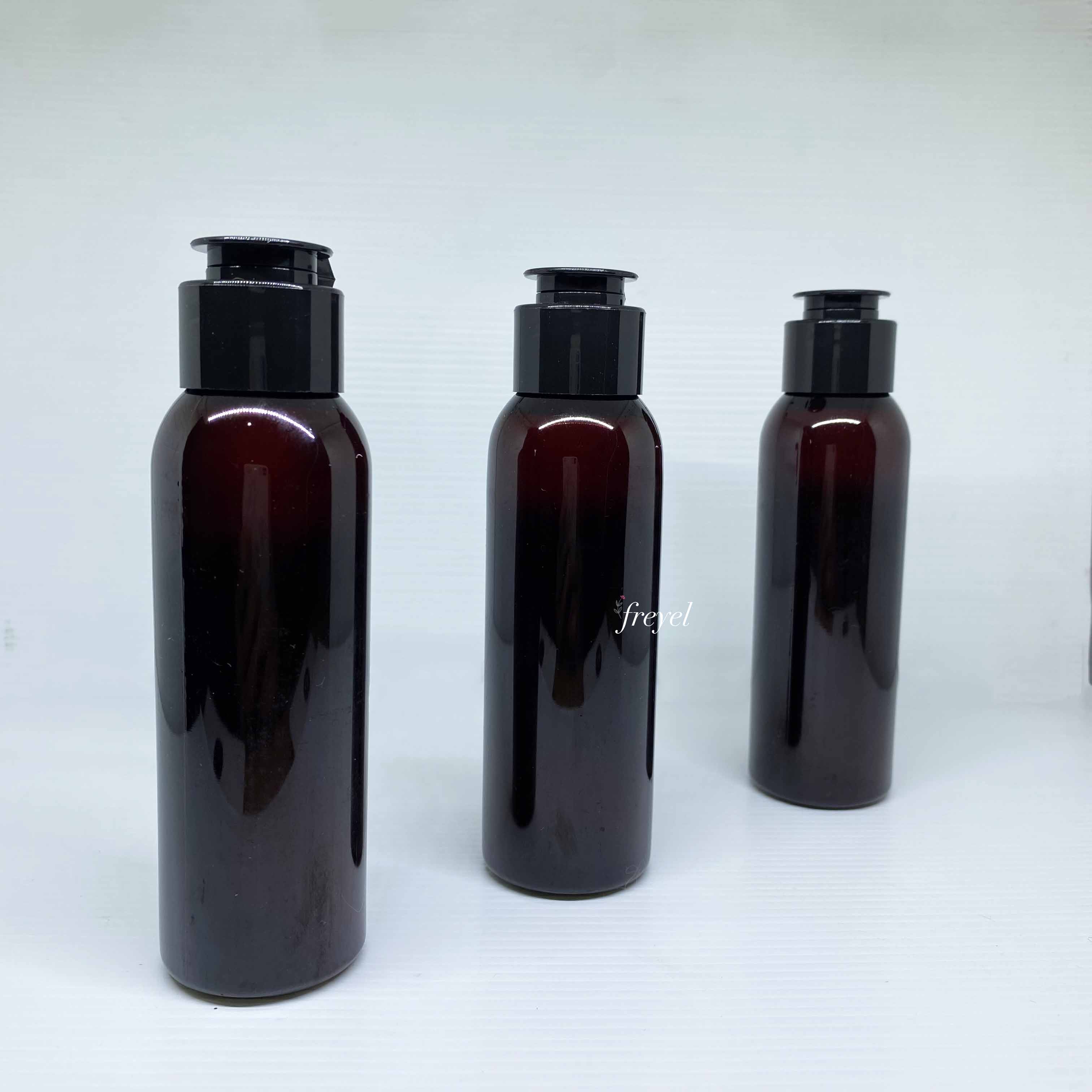 Botol Fliptop 100ml Coklat Amber Tutup Jamur Plastik PET Botol Fliptop ... Botol Fliptop 100ml Coklat Amber Tutup Jamur Plastik PET Botol Fliptop ...