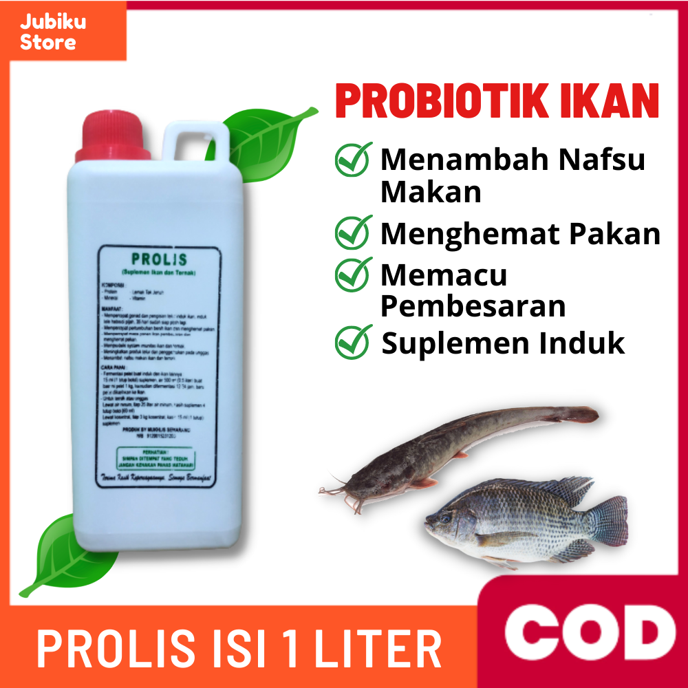 Prolis Suplemen Ikan Lele - Probiotik Pembesaran dan Induk Isi 1 Liter ...