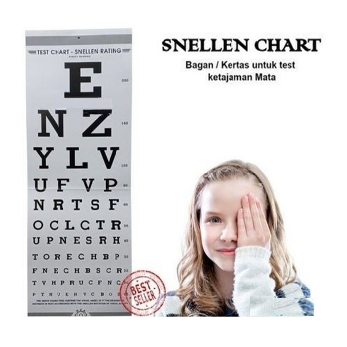 Snellen Chart Alat Test Mata | Lazada Indonesia