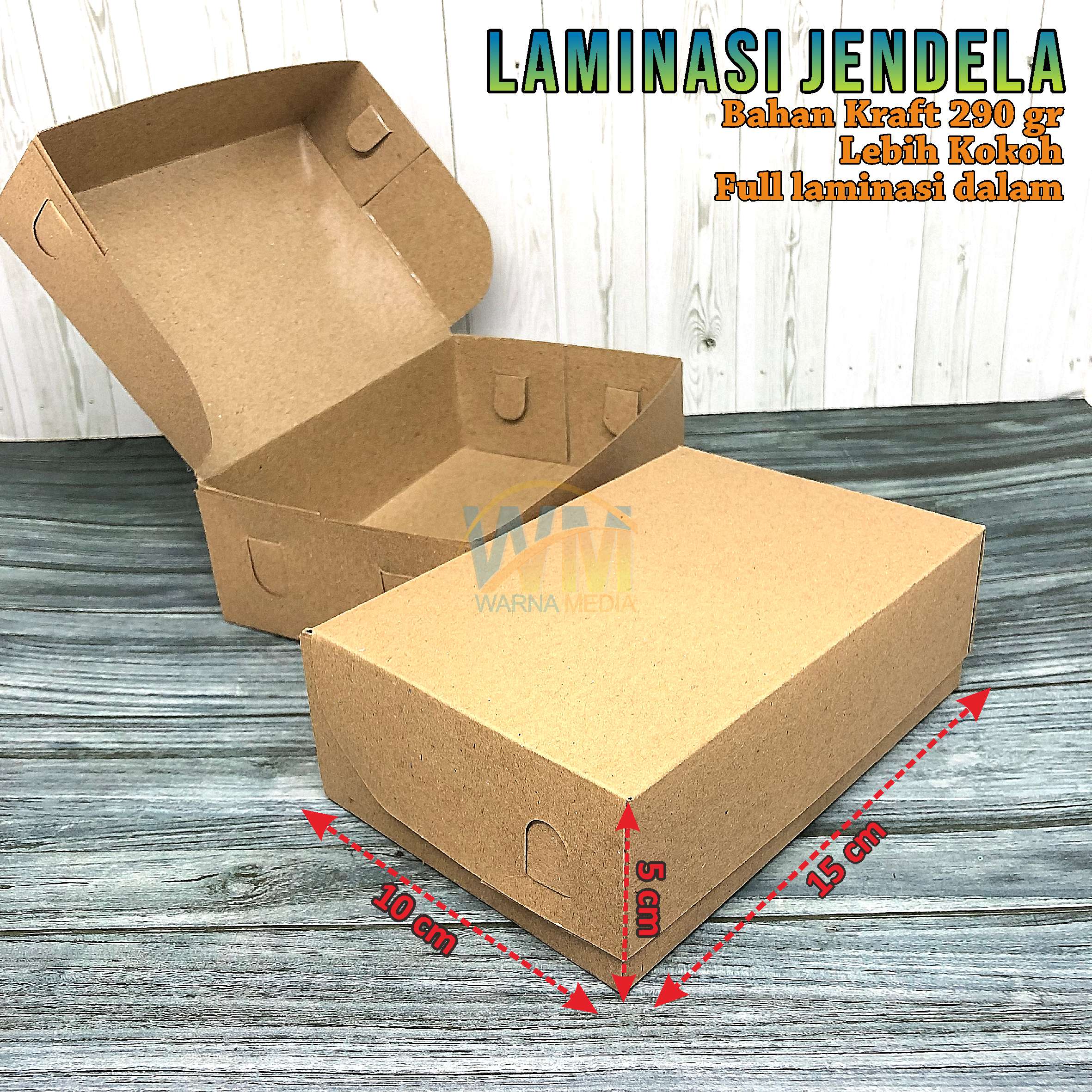 (isi 50pcs) KOTAK DUS BOX BROWNIES, SIZE 24x12x5, BOX ROTI CAKE, FOOD ...