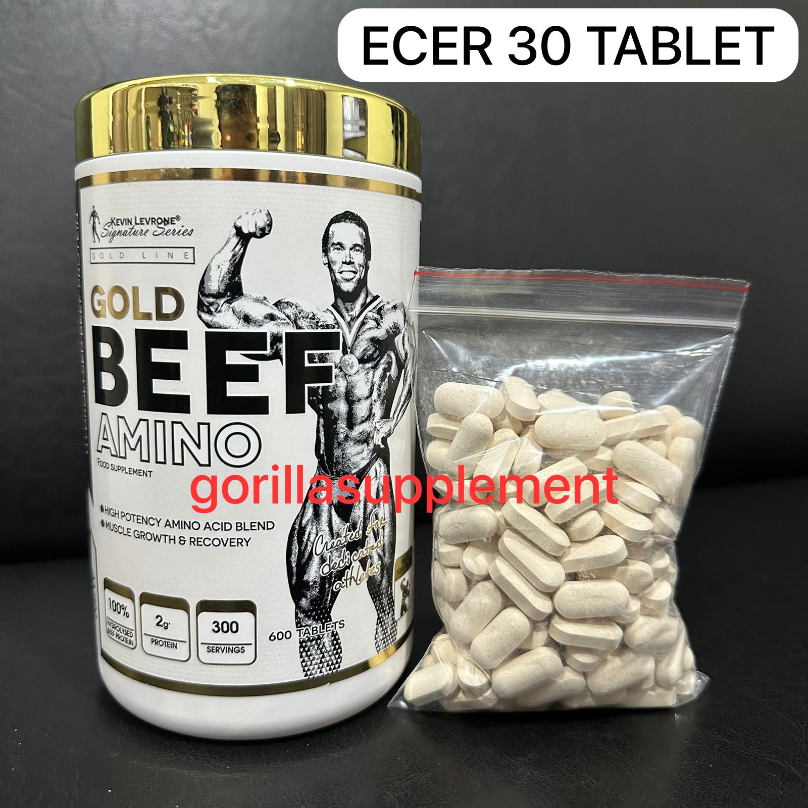 kevin Levrone Gold Beef Amino 30 Tablet Repack | Lazada Indonesia