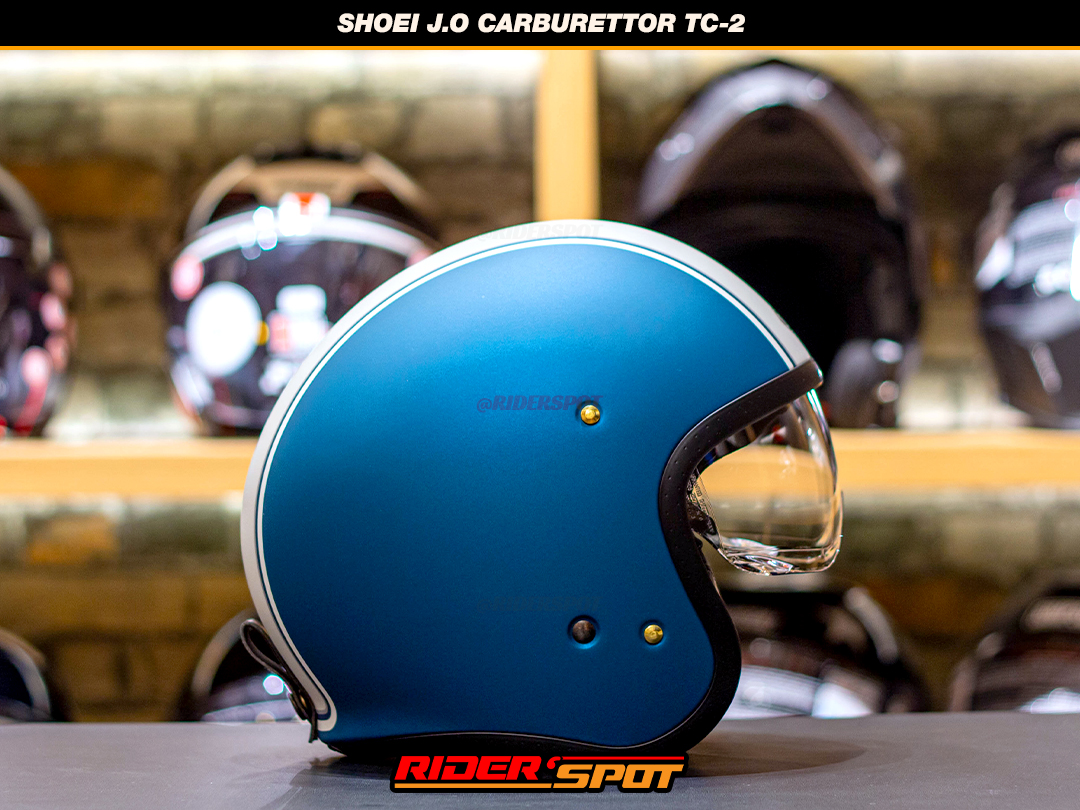 Helm Motor SHOEI JO Carburettor TC-2 Open Face Classic Helmet Ride Original | Lazada Indonesia