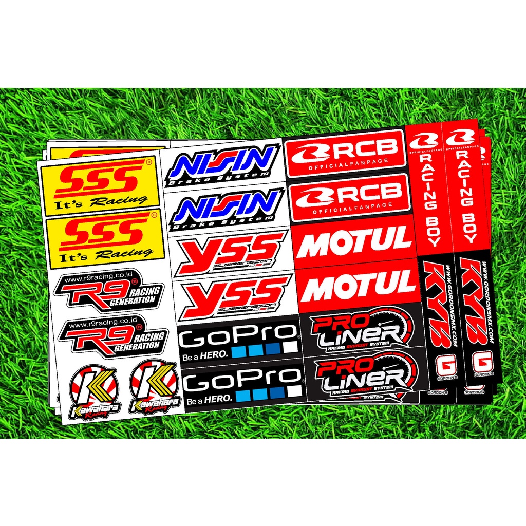 Sticker Pack Racing Stiker Motor harga perlembar | Lazada Indonesia