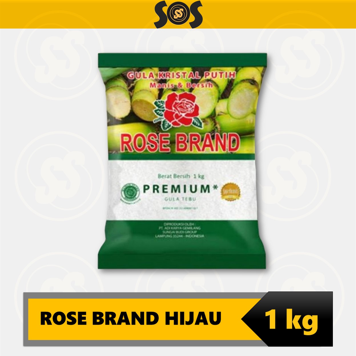 Gula Rose Brand Hijau 1 kg Gula Pasir Premium | Lazada Indonesia