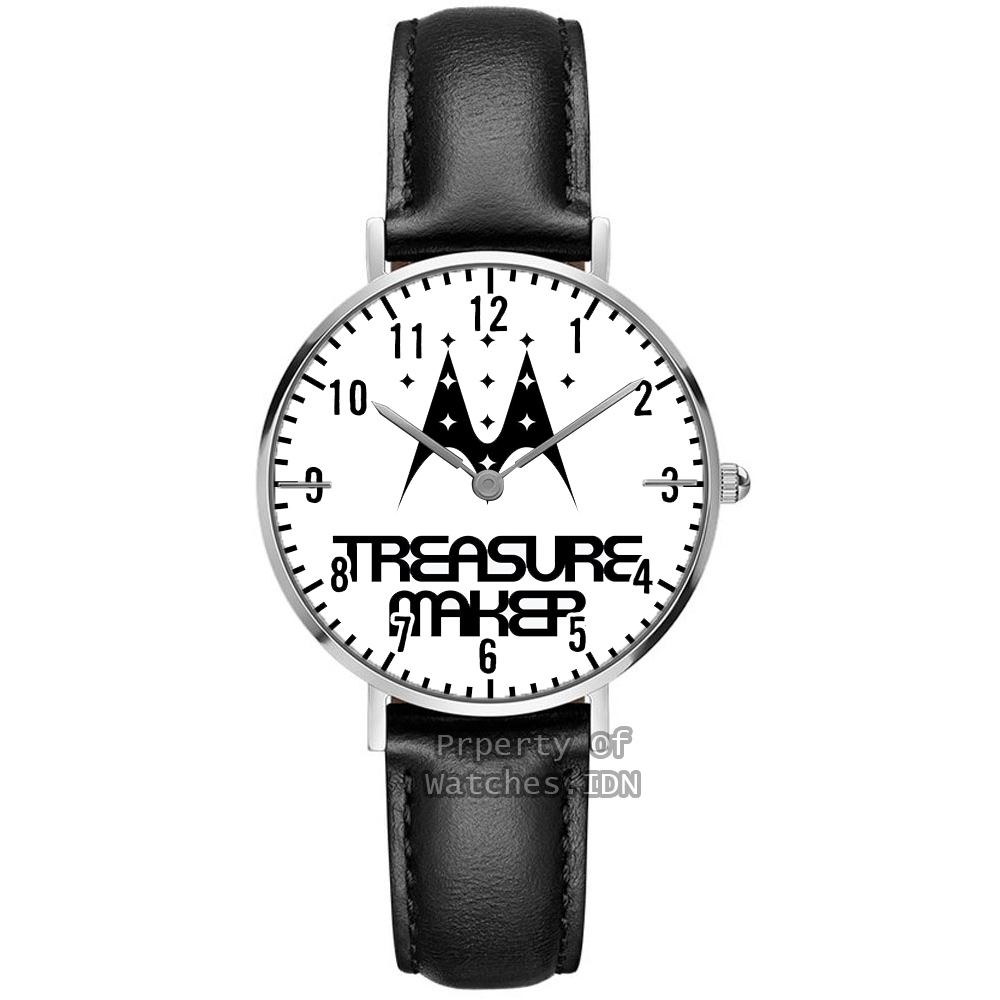 Jam Tangan K-Pop Treasure Maker Cewek Tali Kulit / Lether Premium ...