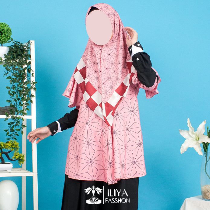 OUTER Gamis Anime - NEZUKO Kamado KIMETSU NO YAIBA | Rompi Luaran Gamis ...